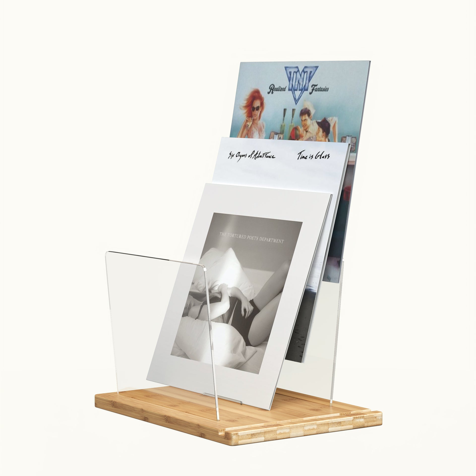 Acrylic Solid Wood Vinyl Record Holder – TAKMORK